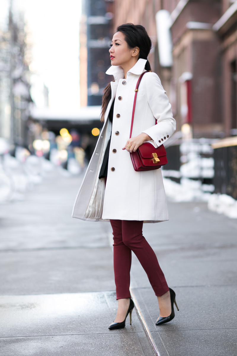 Winter Runway :: Ivory coat & DL1961 runway show - Wendy's Lookbook